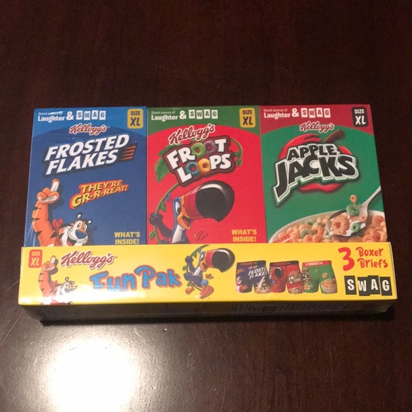Underwear & Socks | 3 Pack Swag Boxers Xl Kelloggs Frosted Flakes Froot ...